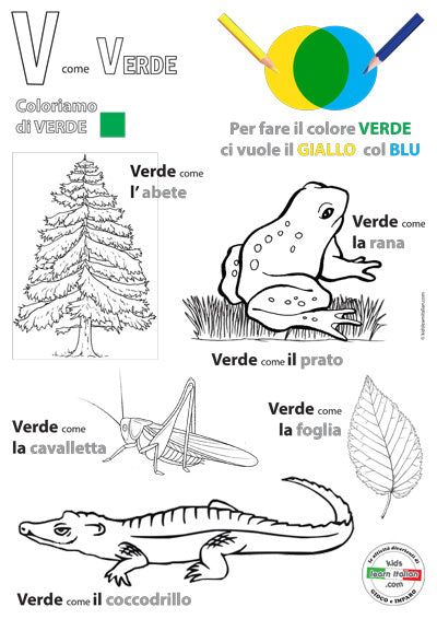 italian coloring sheets