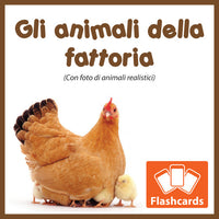 Farm Animals Italian Flashcards | Kids Learn Italian